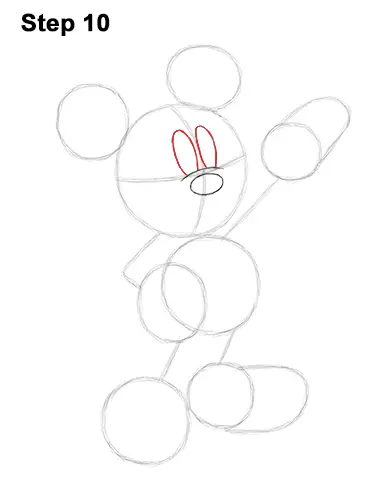 How To Draw Mickey Mouse Full Body 