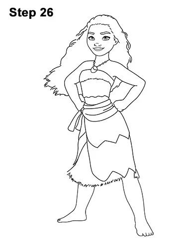 How To Draw Moana