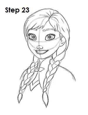 How to Draw Anna (Frozen)