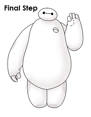 How to Draw Baymax (Big Hero 6)