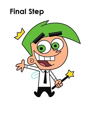 How to Draw Cosmo (The Fairly OddParents)