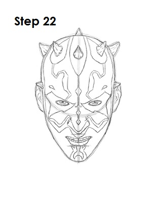 How to Draw Darth Maul
