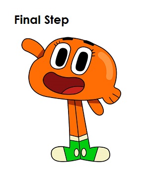 How to Draw Darwin Watterson