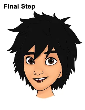 How to Draw Hiro Hamada