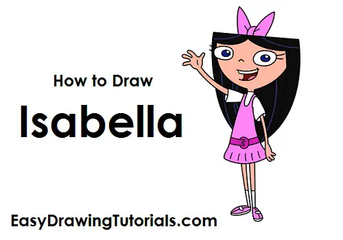How to Draw Isabella (Phineas and Ferb)