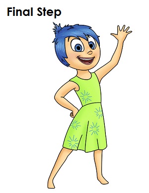 How to Draw Joy (Inside Out)