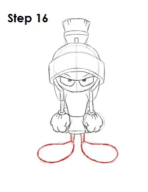 How to Draw Marvin the Martian