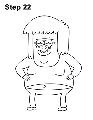 How to Draw Muscle Man (Regular Show)