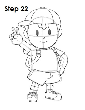 How to Draw Ness (EarthBound)