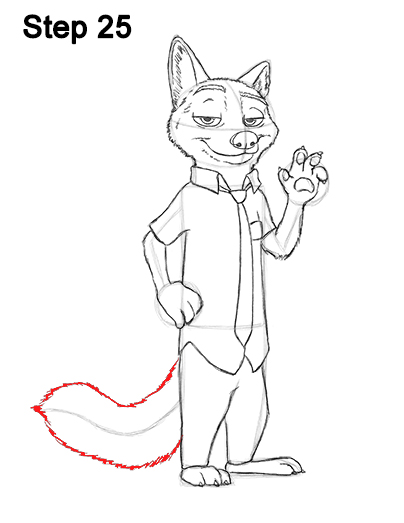 How to Draw Nick Wilde from Zootopia