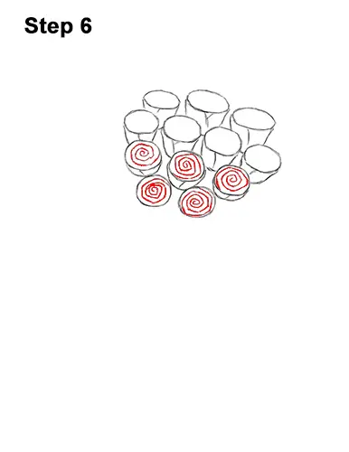 Dozen Roses Drawing
