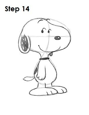 How to Draw Snoopy