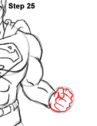How to Draw Superman (full body)