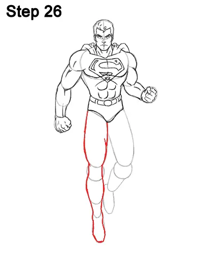 How to Draw Superman (full body)