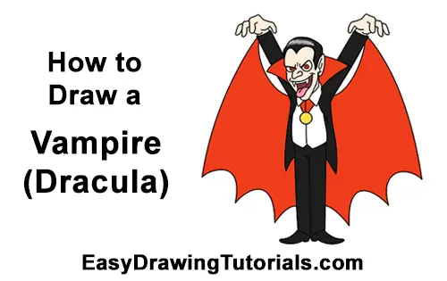 How to Draw Vampire (Dracula)