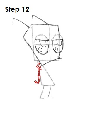 How to Draw Zim (Invader Zim)